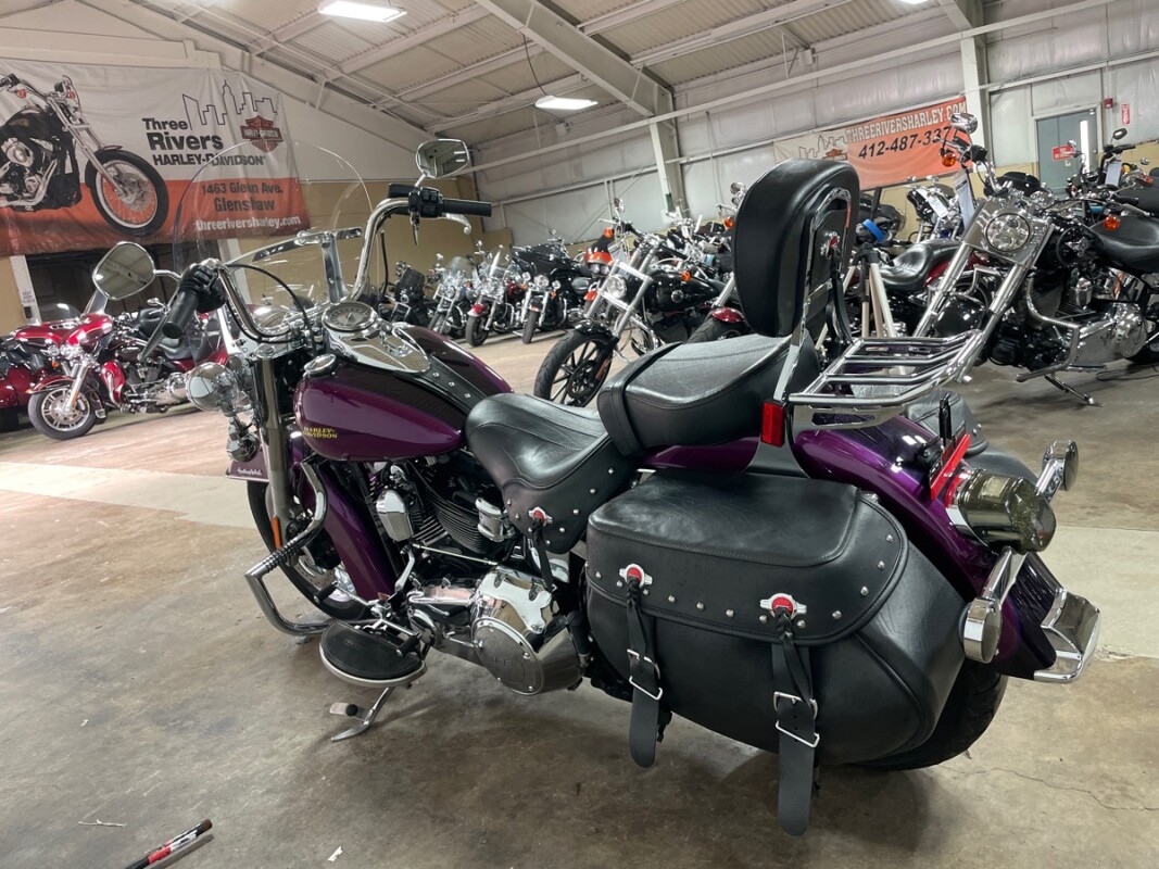 Purple Harley Davidson