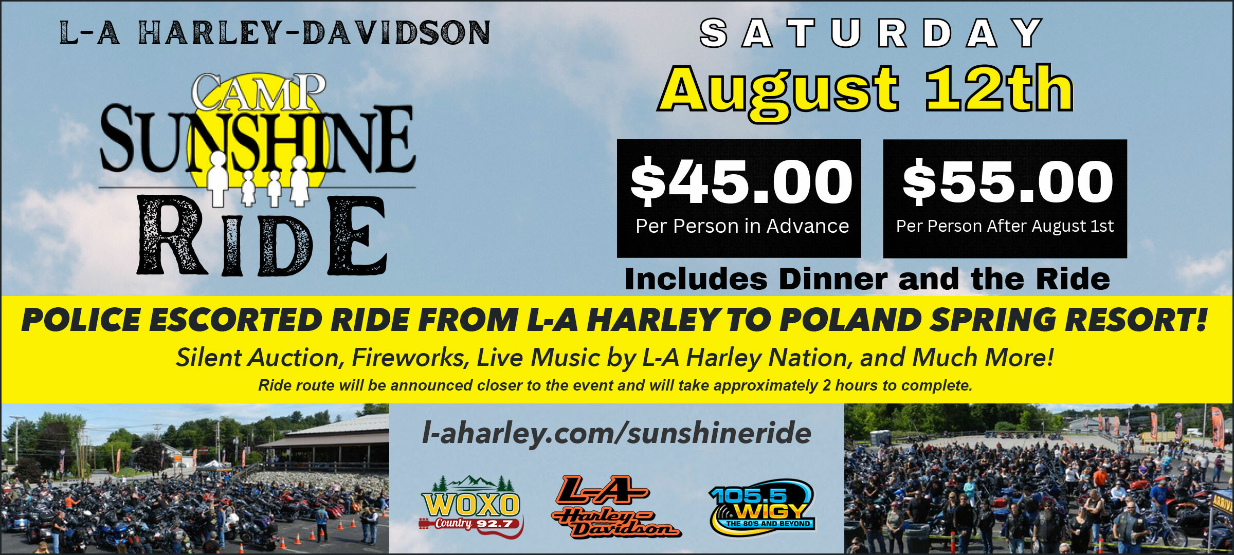 Camp Sunshine Ride | L-A Harley-Davidson®