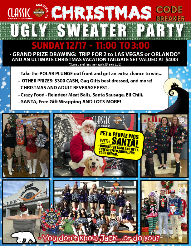 Classic's Christmas Code Breaker Party | Classic Harley-Davidson