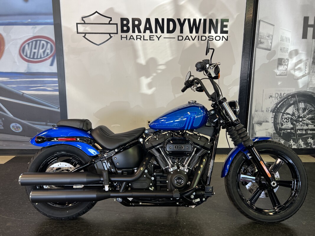 2024 Harley-Davidson® Street Bob® 114 Blue Burst FXBBS | Electric City ...