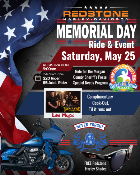 Memorial Day Ride & Event | Redstone Harley-Davidson®