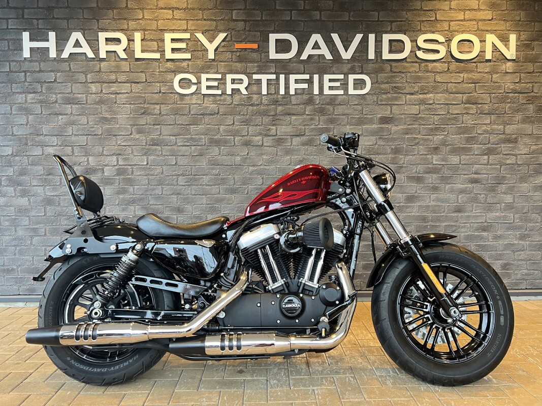 2017 Harley-Davidson® Forty-Eight® Hard Candy Custom™ Hot Rod Red Flake ...