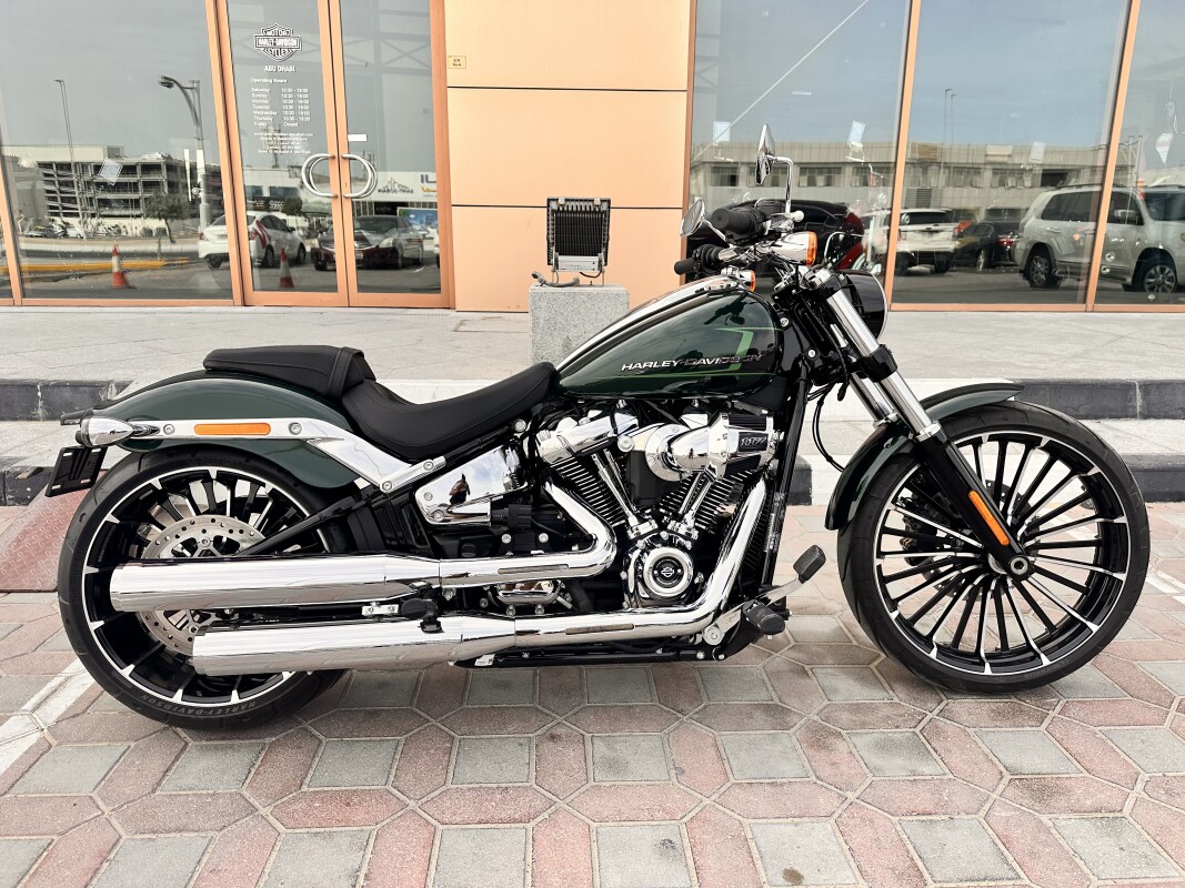 2024 Harley-Davidson® Breakout™ 117 Alpine Green w/Cast Wheels | Harley ...