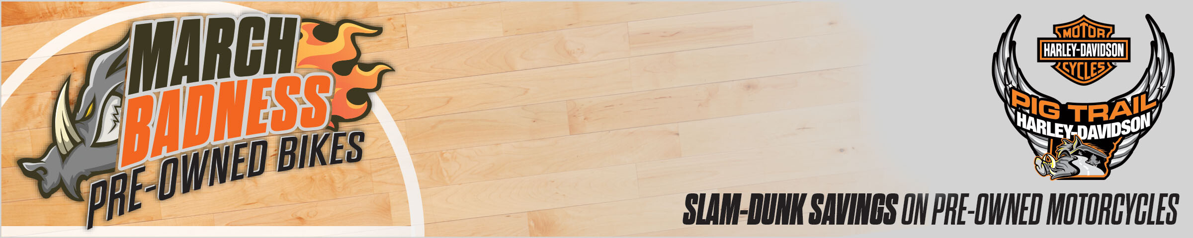 March Badness 2025 - Slam Dunk Savings on Pre-Owned Motorcycles | Pig ...