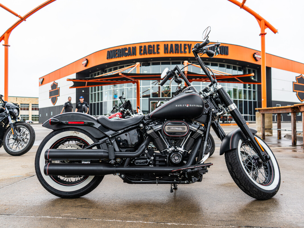 2019 Harley-Davidson Softail Slim Black Denim | American Eagle Harley ...