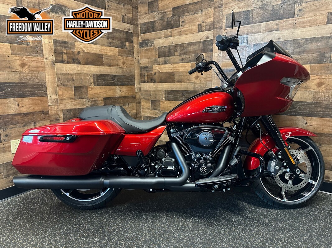 2025 Harley-Davidson® Road Glide™ Brilliant Red - Black Finish FLTRX ...