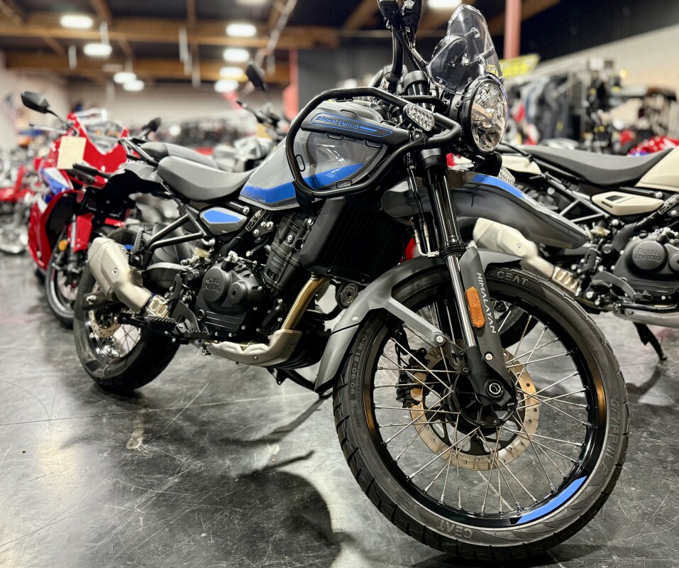 Royal Enfield Himalayan 450 Slate Poppy Blue | Santa Maria Motorcycles