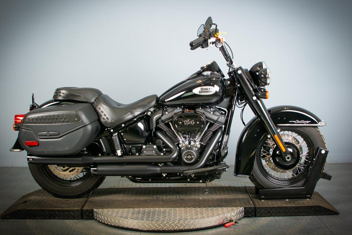 Used 2024 Vivid Black Harley-Davidson® Heritage Classic 114 – FLHCS ...